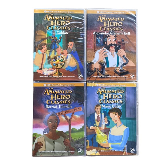 Nest Family Entertainment | Media | The Animated Hero Classics Dvd Lot ...